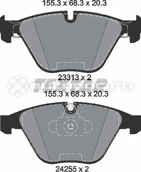 TEXTAR 2331301 - Колодки тормозные