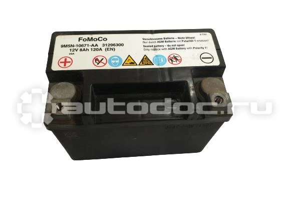 Купить аккумулятор VOLVO 31296300 8 А | ч 12V 120EN прямой полярности в ...
