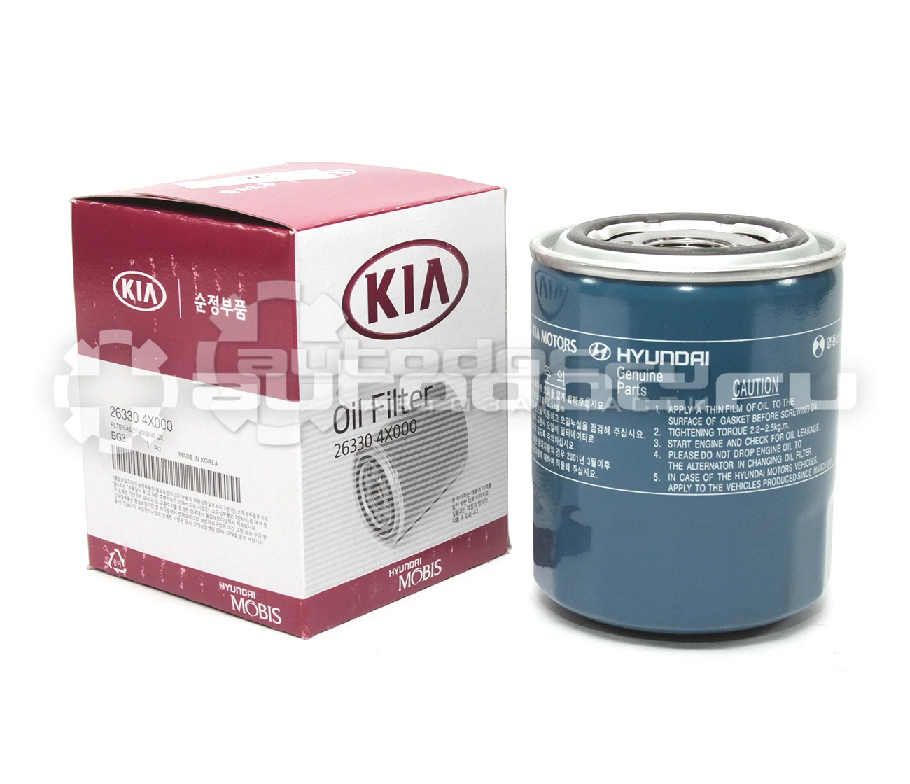 HYUNDAI | KIA 263304x000 - Фильтр масляный
