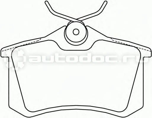 BREMBO p85020 - Колодки тормозные