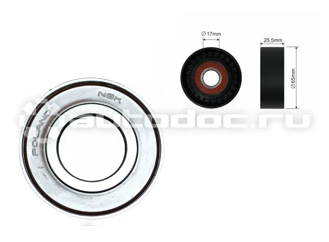 CAFFARO 11100 - Ролик натяжной