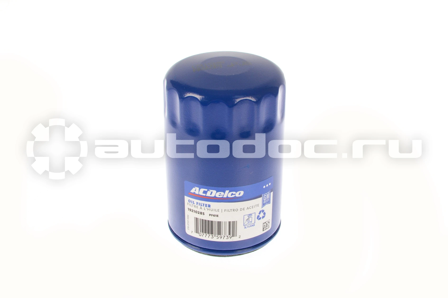 GENERAL MOTORS 19210285 - Фильтр масляный